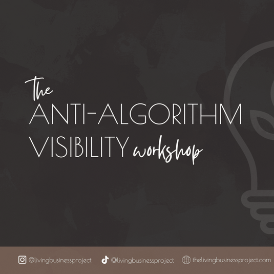 Anti-Algorithm Visibility Workshop – The Living Business Project